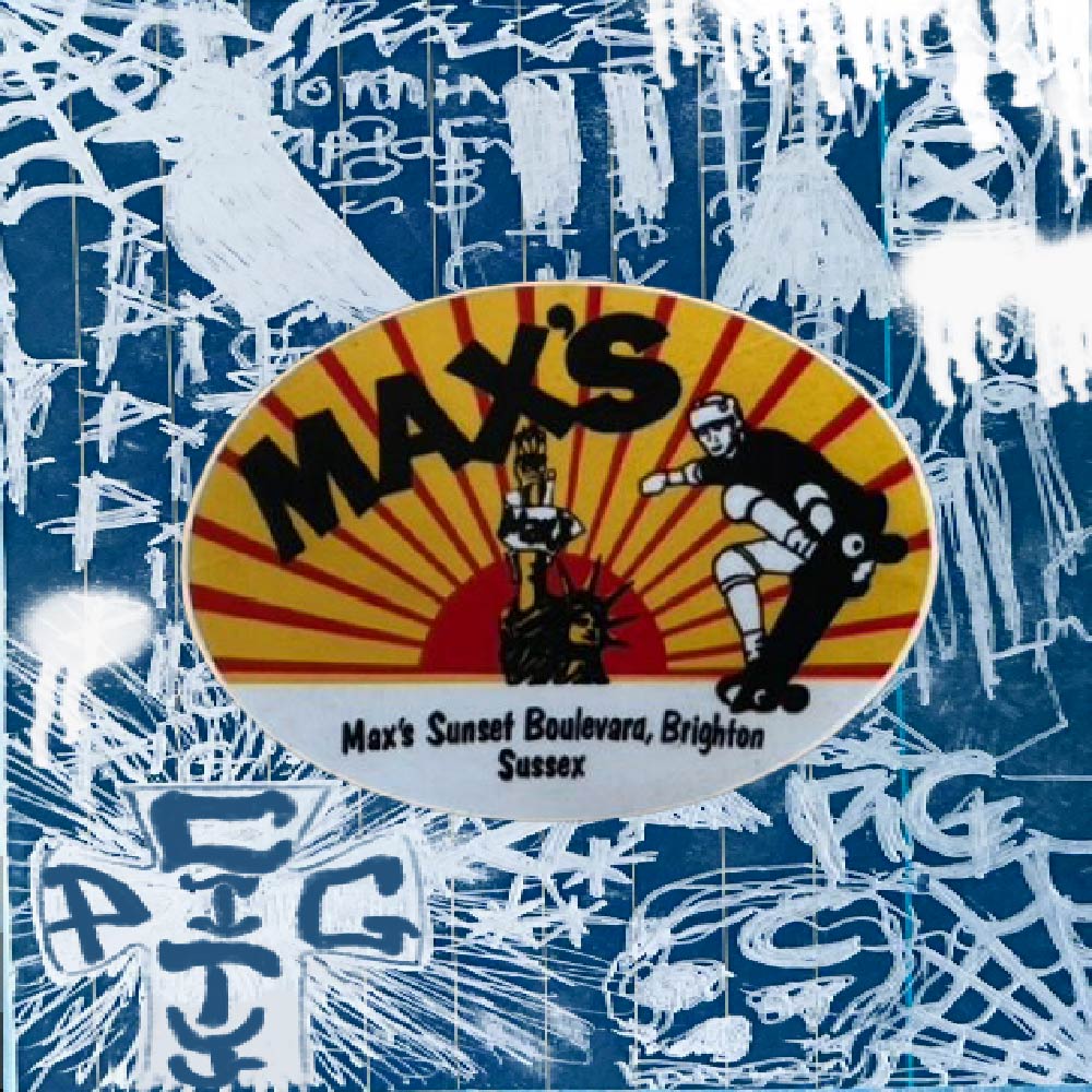 Max's Sunset Boulevard Stickers - Reissue – Pig City Skates